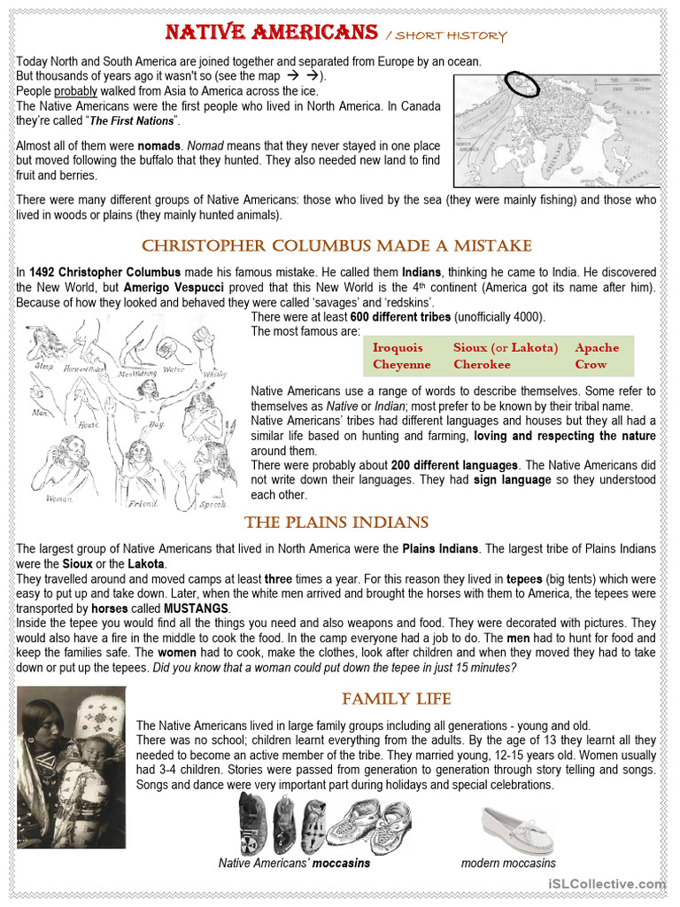 Native Americans - Indians - First Nations - SHORT HISTORY + Quiz ...