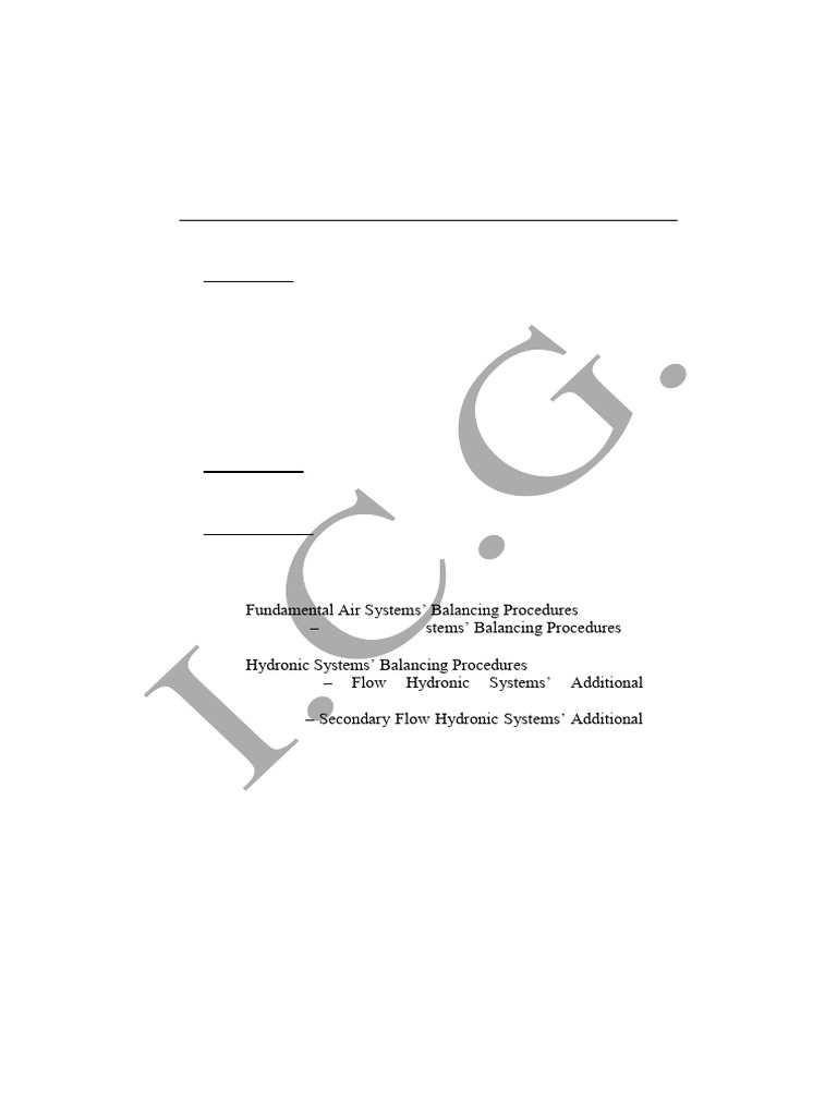 HVAC Testing, Adjusting, and Balancing | PDF | Pump | Duct (Flow)