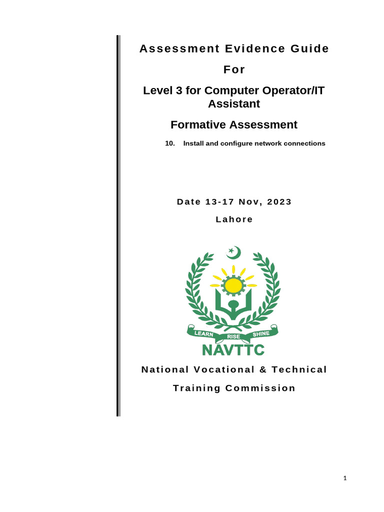 10. Formative Install and Configure Network Connections | PDF ...