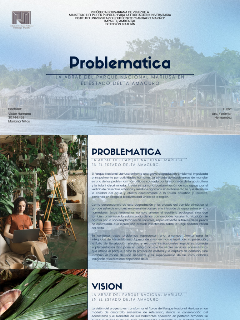 Degradación y Sostenibilidad en Mariusa | PDF | Sustentabilidad | Agua