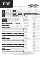 Godbound Character Sheets | PDF