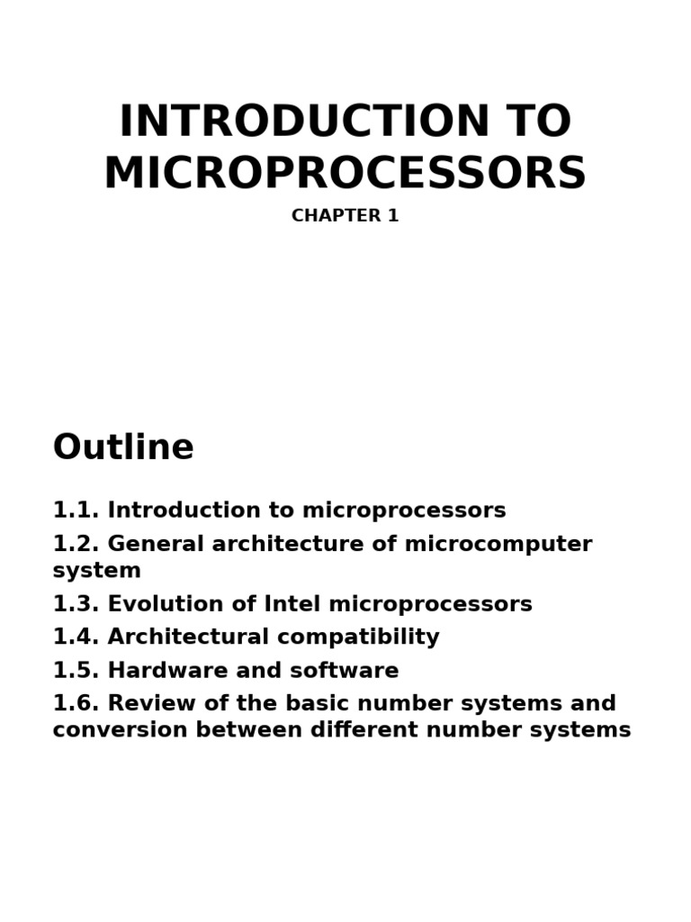 Microprocessor Fundamentals and Functions | PDF | Central Processing ...