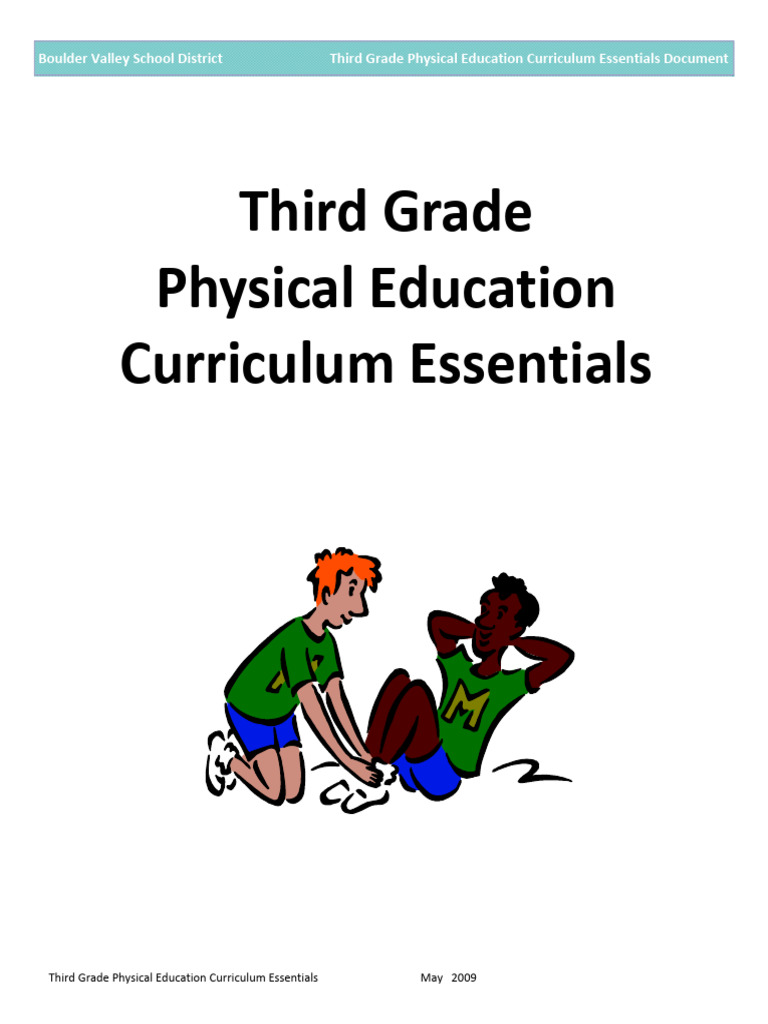 3rd Grade Physical Education Lesson Plan Free PDF | PDF | Physical ...