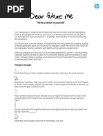A Letter To My Future Self | PDF