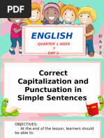 Capital Letters Full Stops Question Marks Worksheet Class2 | PDF