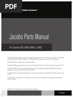 Jacobs Engine Brake Parts Catalog | PDF | Valve | Washer (Hardware)