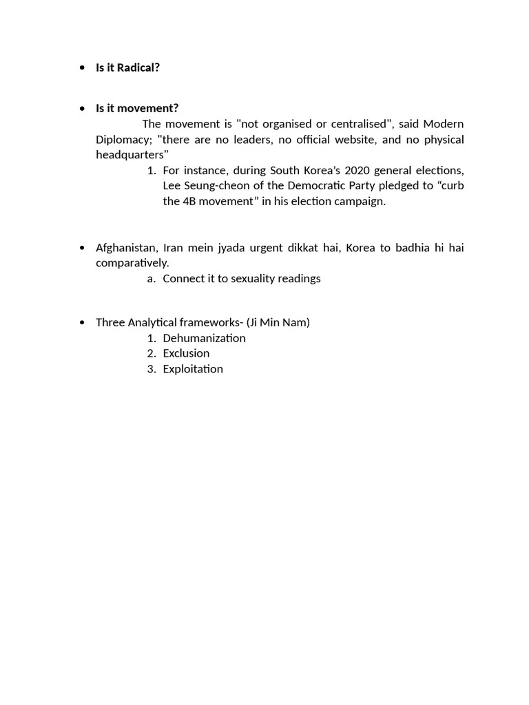 Understanding the 4B Movement Dynamics | PDF
