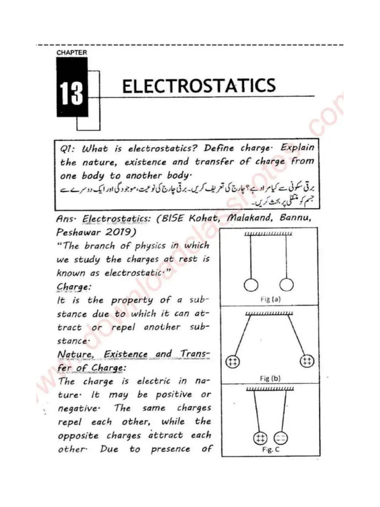 Electrostatics | PDF