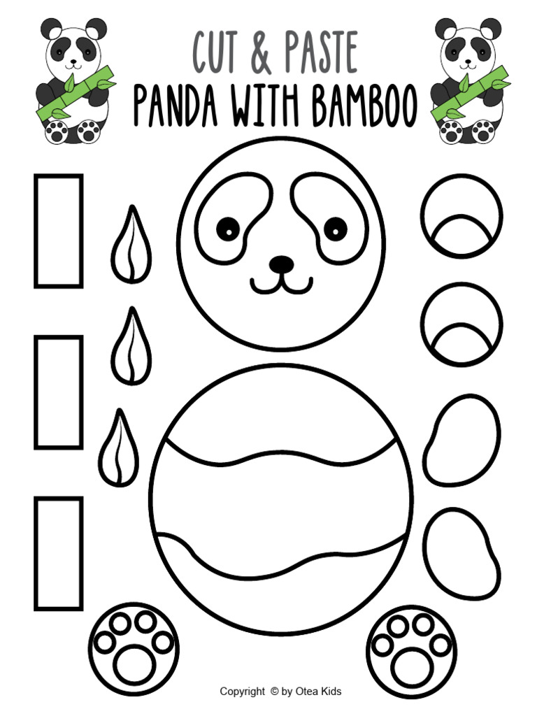Panda Cut and Paste | PDF