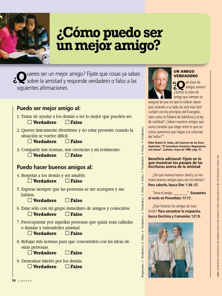 Mejora tus habilidades de amistad | PDF