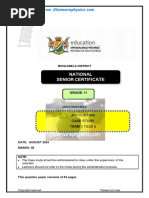 BSTD GR 11 P2 2025 - Moderated | PDF | Business | Thought