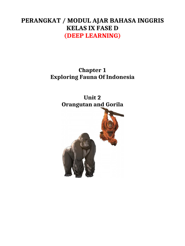 Modul Ajar Chapter 1 Unit 2 Pembelajaran 3 & 4 | PDF