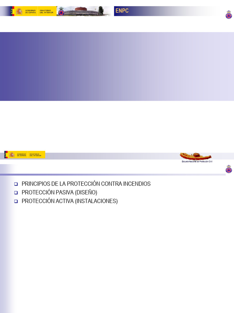X040 Prot Act Pasiv | PDF | Protección contra incendios | Incendios