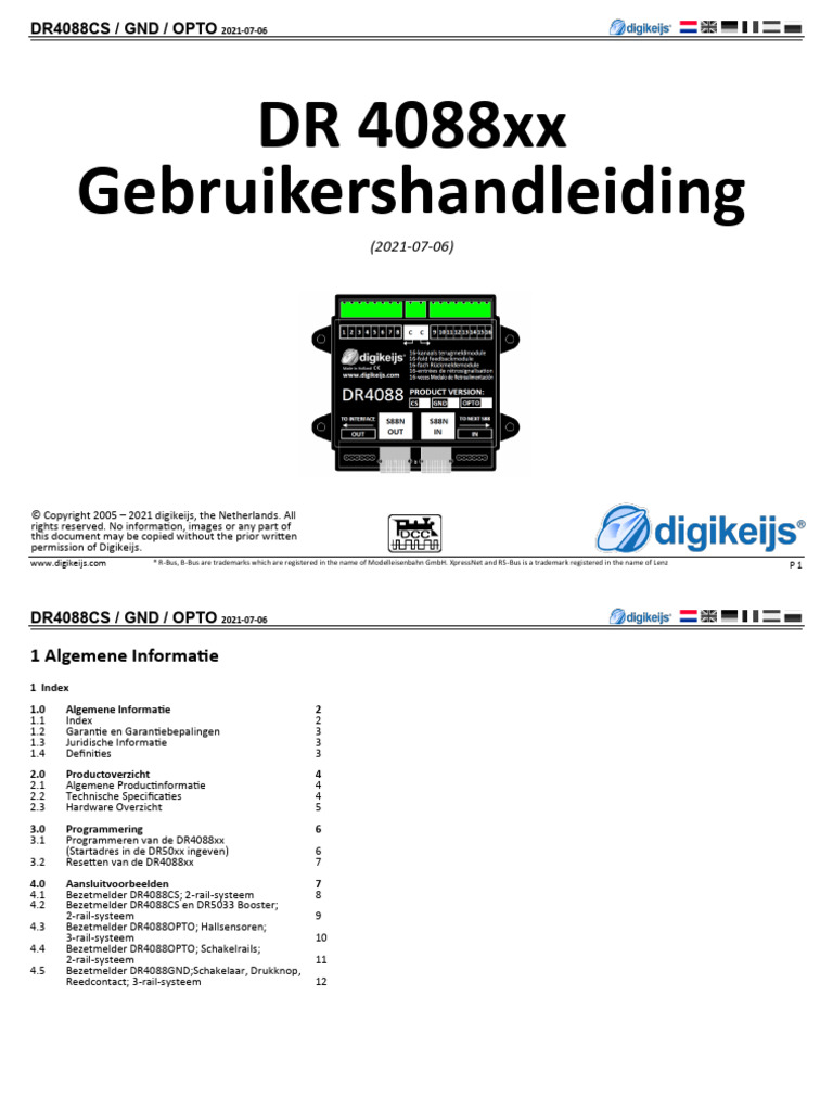 DR4088 Handleiding | PDF