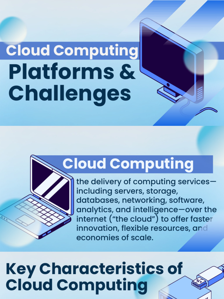 Cloud Computing Platform and Challenges | PDF | Cloud Computing | Software As A Service