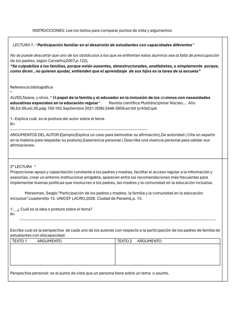 Comparacion de Puntos de Vista | PDF