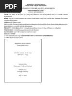 Song Lyric Analysis Essay Outline | PDF | Essays | Human Communication
