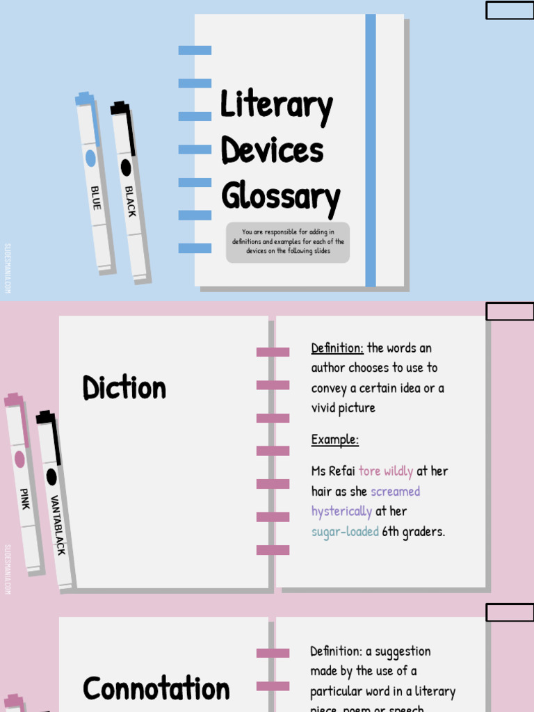 Literary Devices Glossary with Examples | PDF