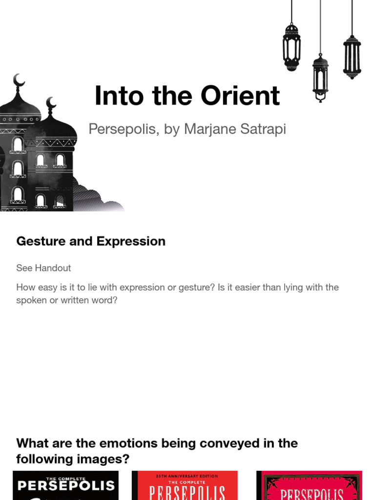 Exploring Identity in Persepolis Panels | PDF