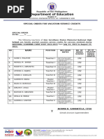 Teacher Reliever Template | PDF