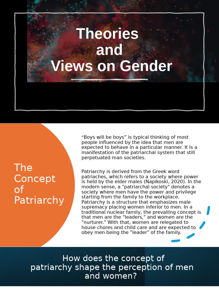 Gender & Society Report | PDF | Woman | Patriarchy