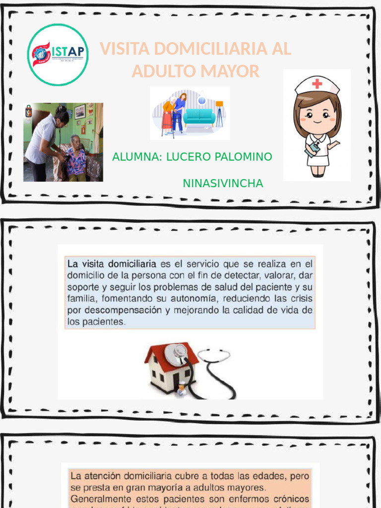 Visita Domiciliaria Al Adulto Mayor | PDF