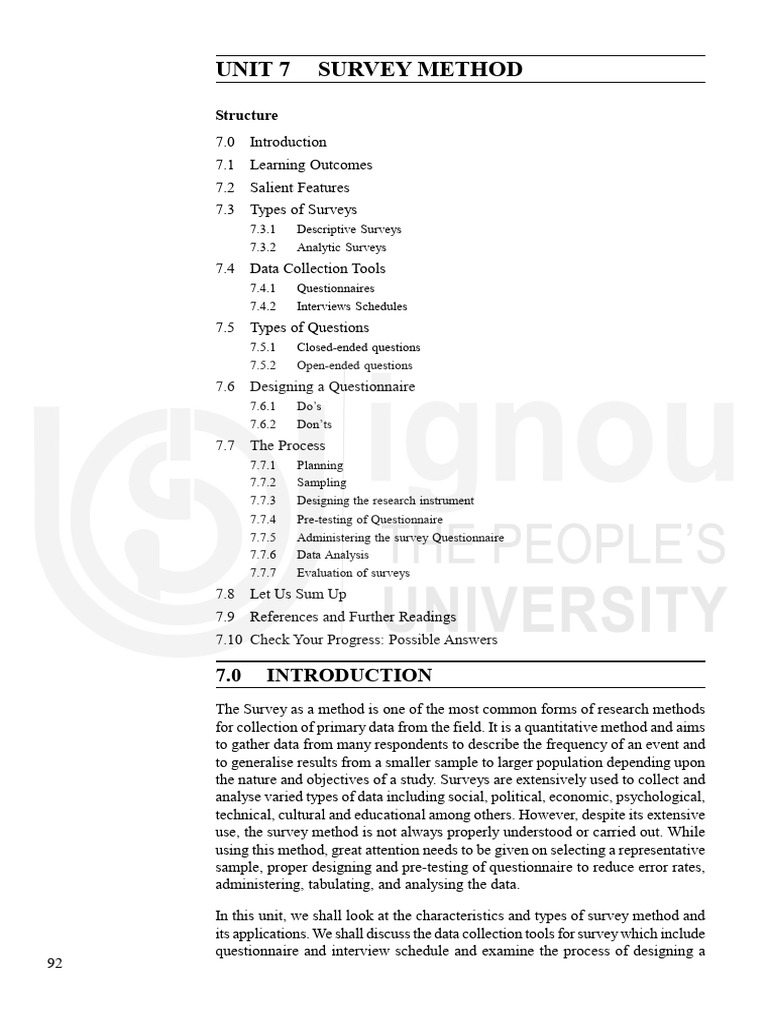 Types of Survey Methods Explained | PDF | Survey Methodology ...