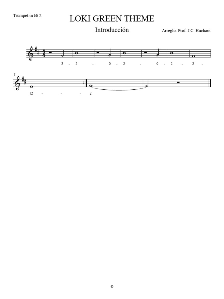 Intro Lokie - Trumpet in BB 2 | PDF