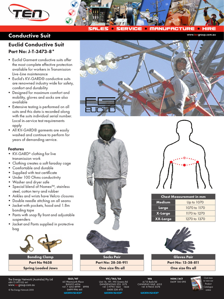 Euclid Conductive Suit Overview | PDF | Fashion | Clothing