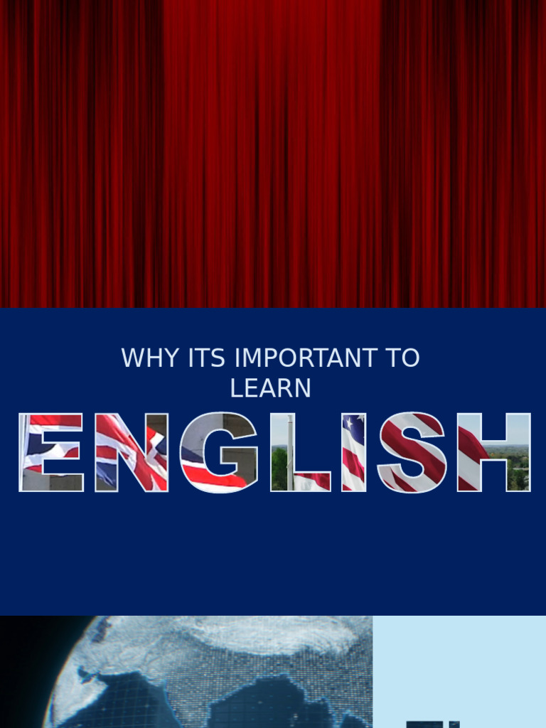 WHy Its Important To Learn English | PDF