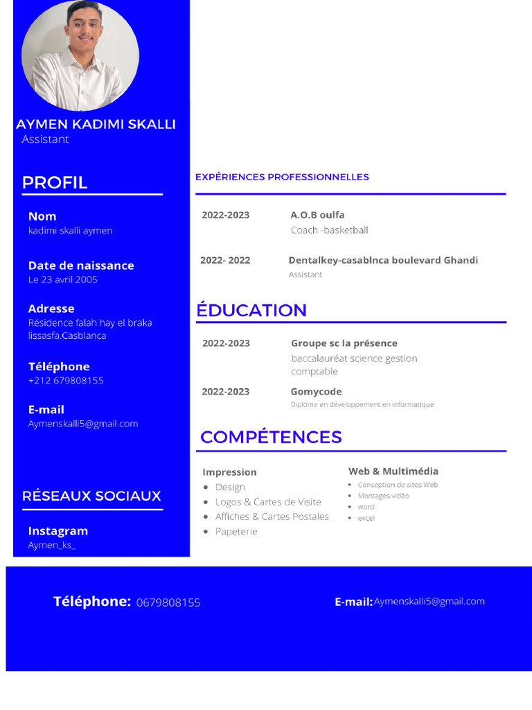 Cv Aymen Kadimi Skalli Pdf