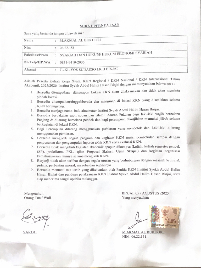 Ameng Pernyataan | PDF