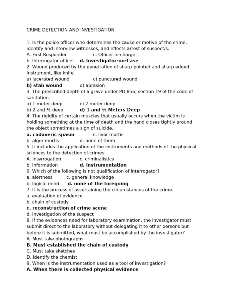 CDI Exam: Key Questions and Answers | PDF | Affidavit | Combustion