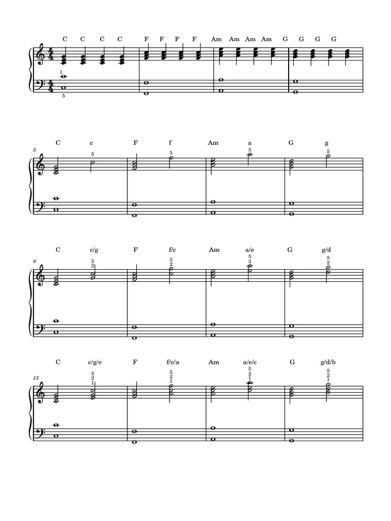 Chord Inversion | PDF