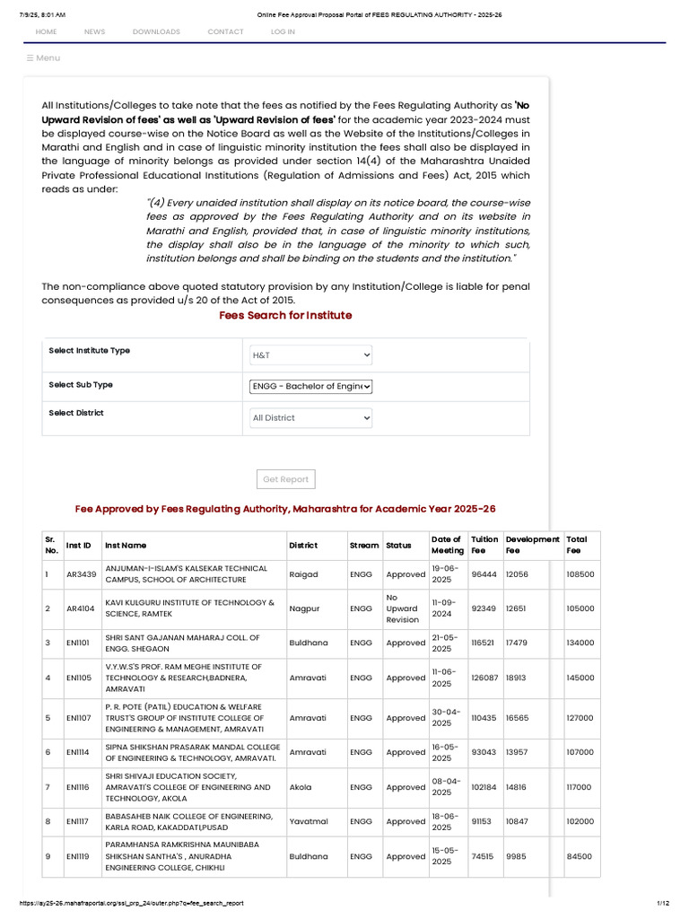 EN3187 Petition on Fee Display Compliance | PDF | Mumbai