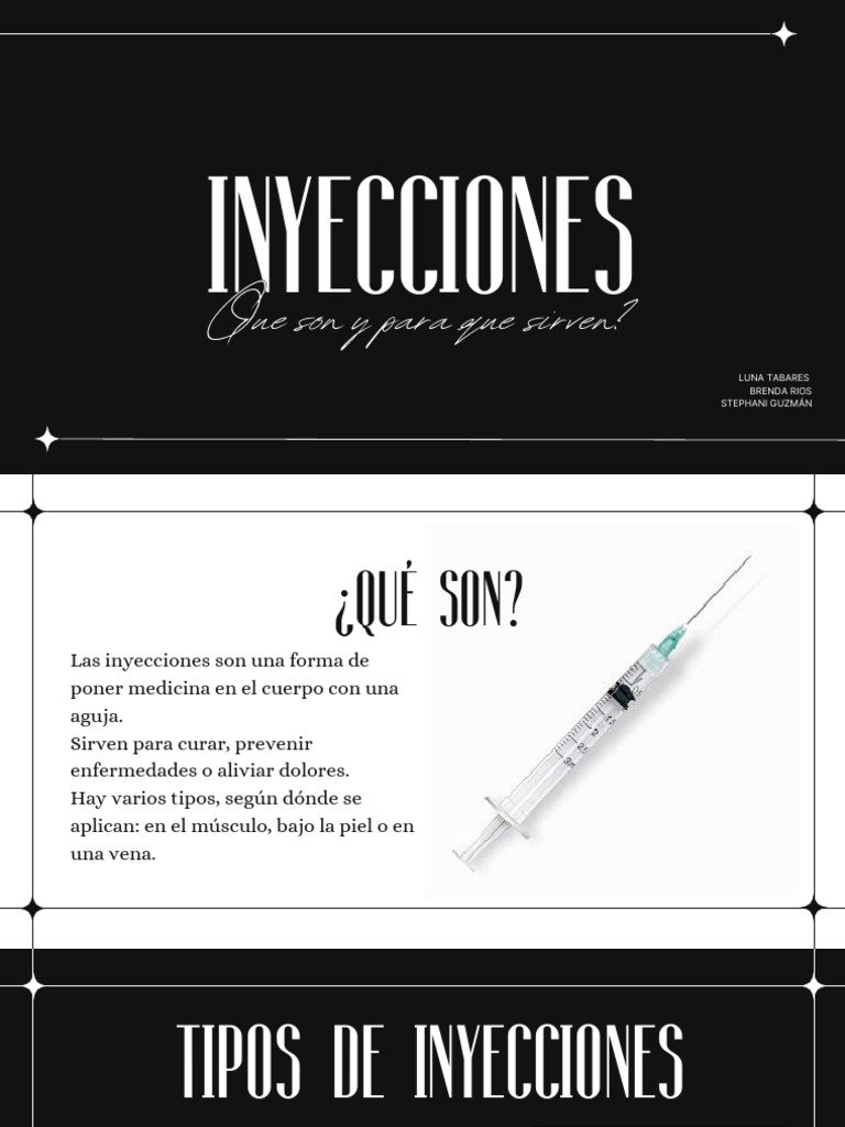 Inyecciones 20250731 112824 0000 | PDF | Inyección (medicina ...