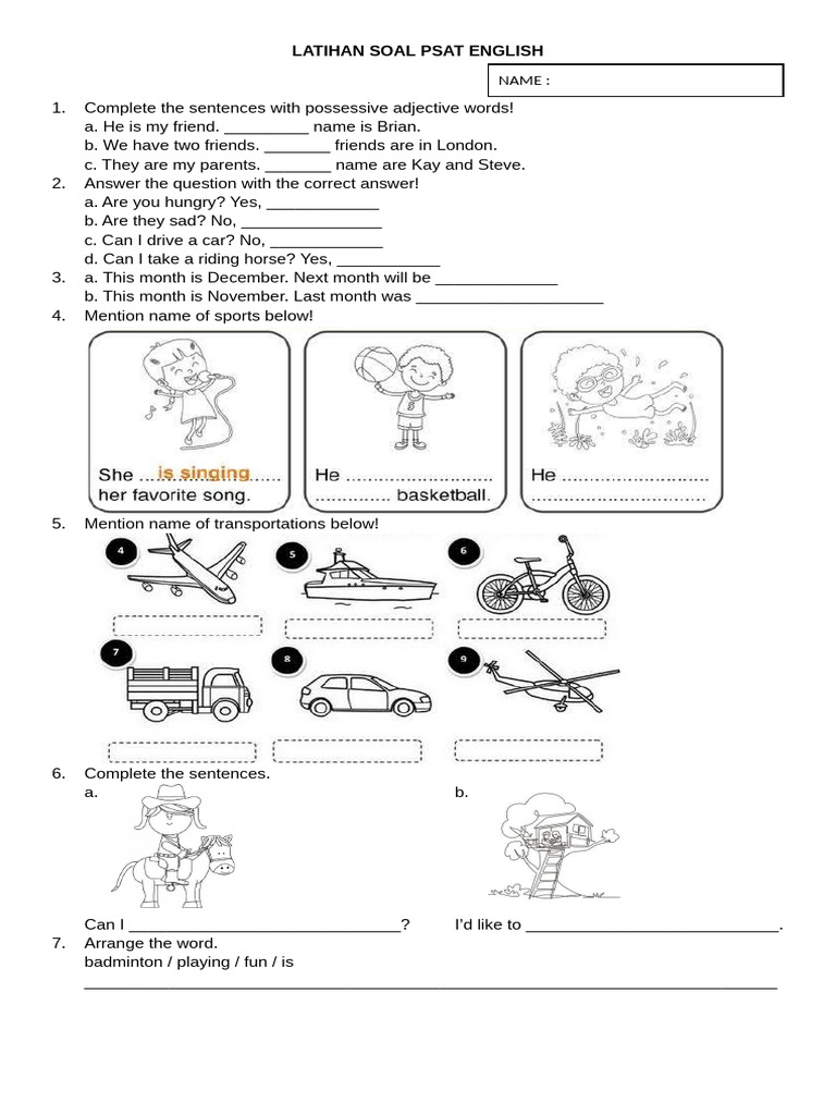 PSAT English Practice Questions | PDF