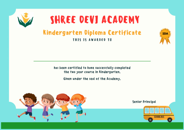 Kindergarten School Diploma 20250626 195759 0000 | PDF