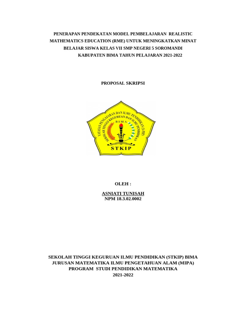 Sampul Nia Proposal | PDF