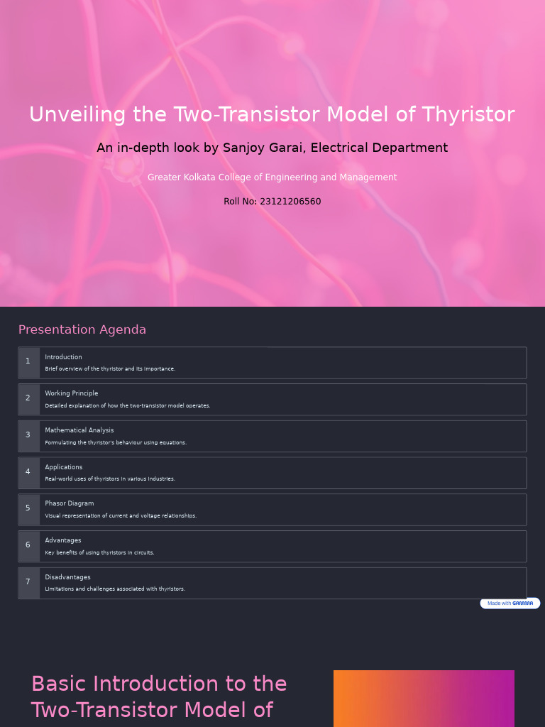 Explain About Transistor of SCR | PDF | Bipolar Junction Transistor ...