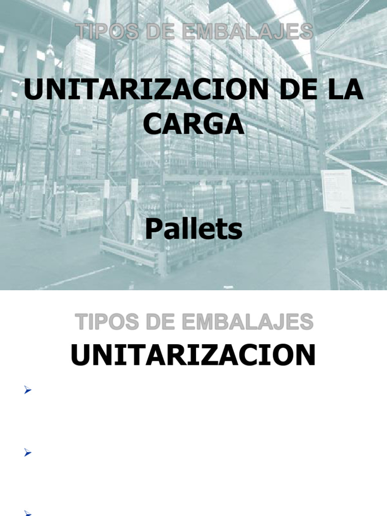 Tipos y Normas de Pallets en Carga | PDF | Paleta | Transporte de ...
