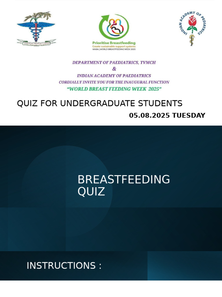 Breastfeeding Questions Final | PDF | Breastfeeding | Breast Milk