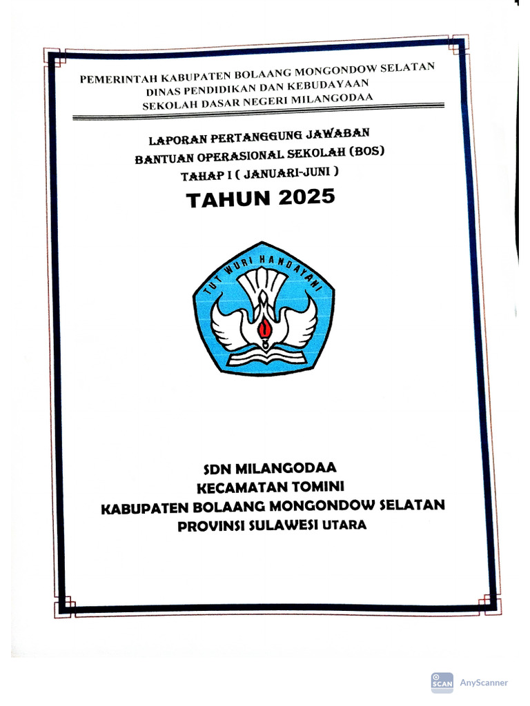SPJ Bos Tahap 1 2025 | PDF