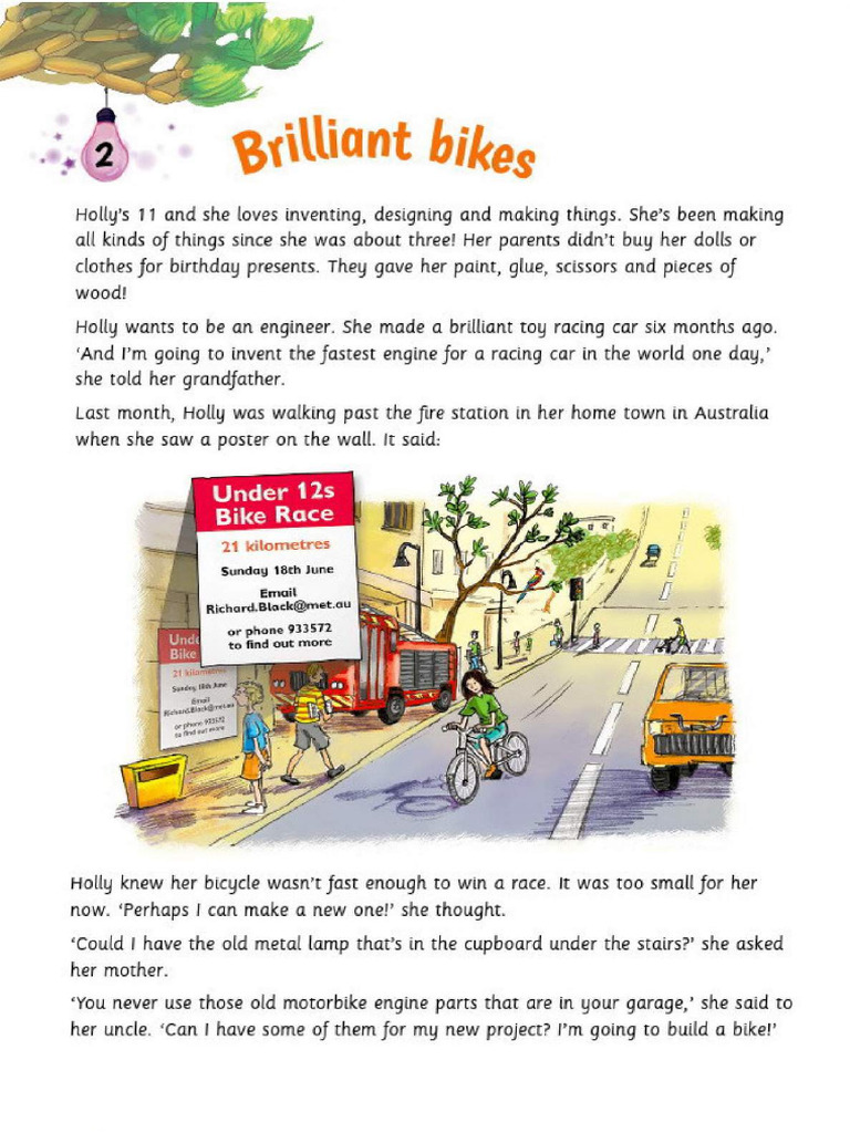BRILLIANT BIKE (Story For Readers) | PDF