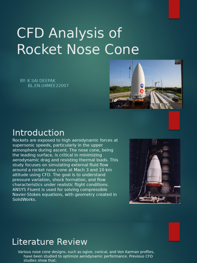 CFD Analysis of Rocket Nose Cone Aerodynamics | PDF | Aerodynamics ...