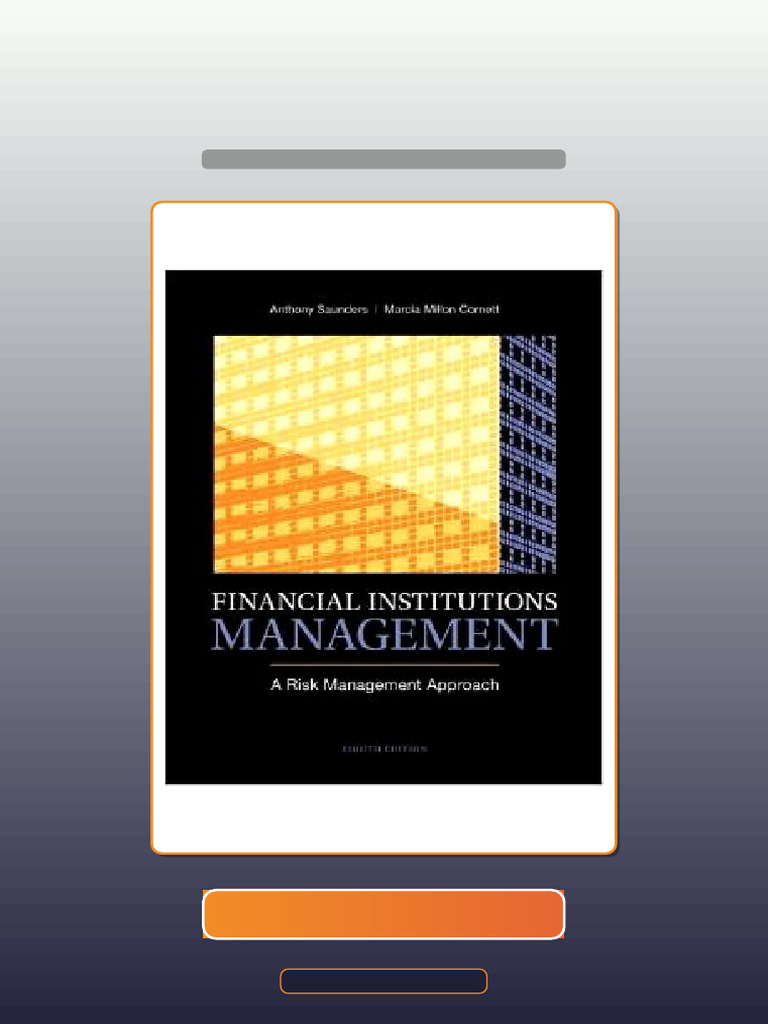 Financial Institutions Management A Risk Management Approach 8th ...