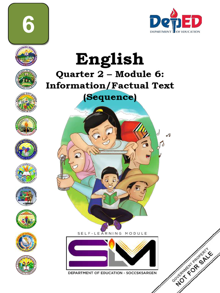 ENGLISH6 Q2 Mod6of8 InformationFactual Text (Sequence) v2.0 | PDF | Reason