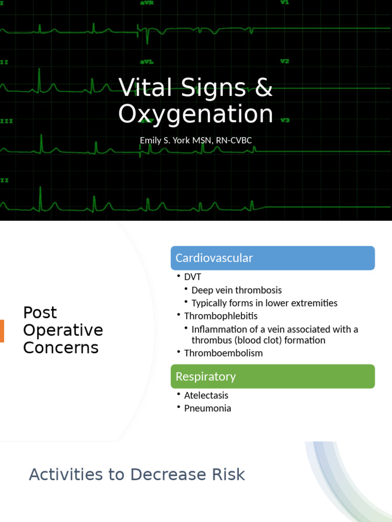Post-Operative Cardiac and Respiratory Care | PDF | Blood Pressure ...