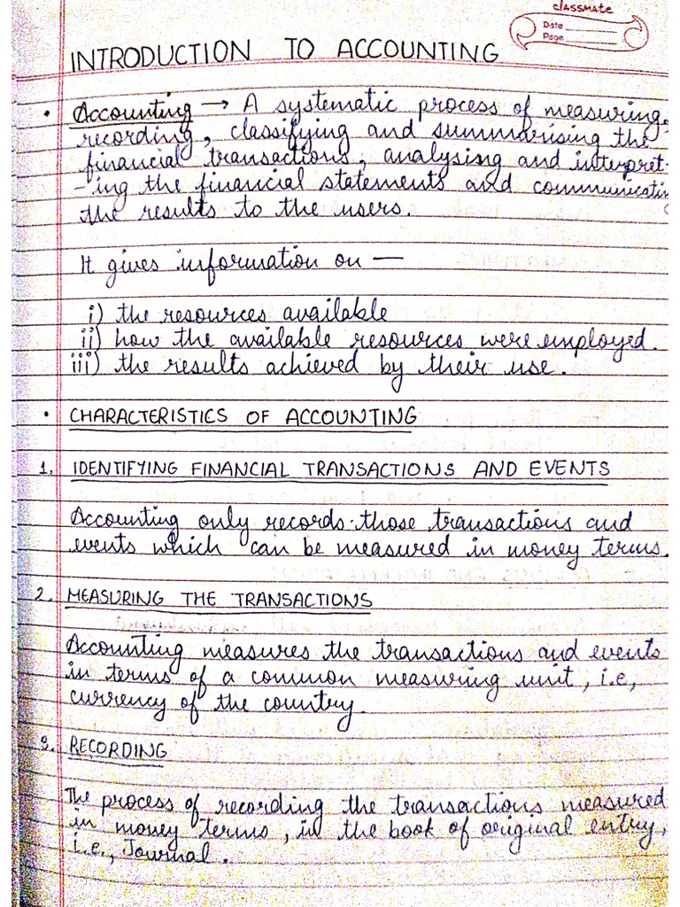 Accounts Ch1,2 | PDF