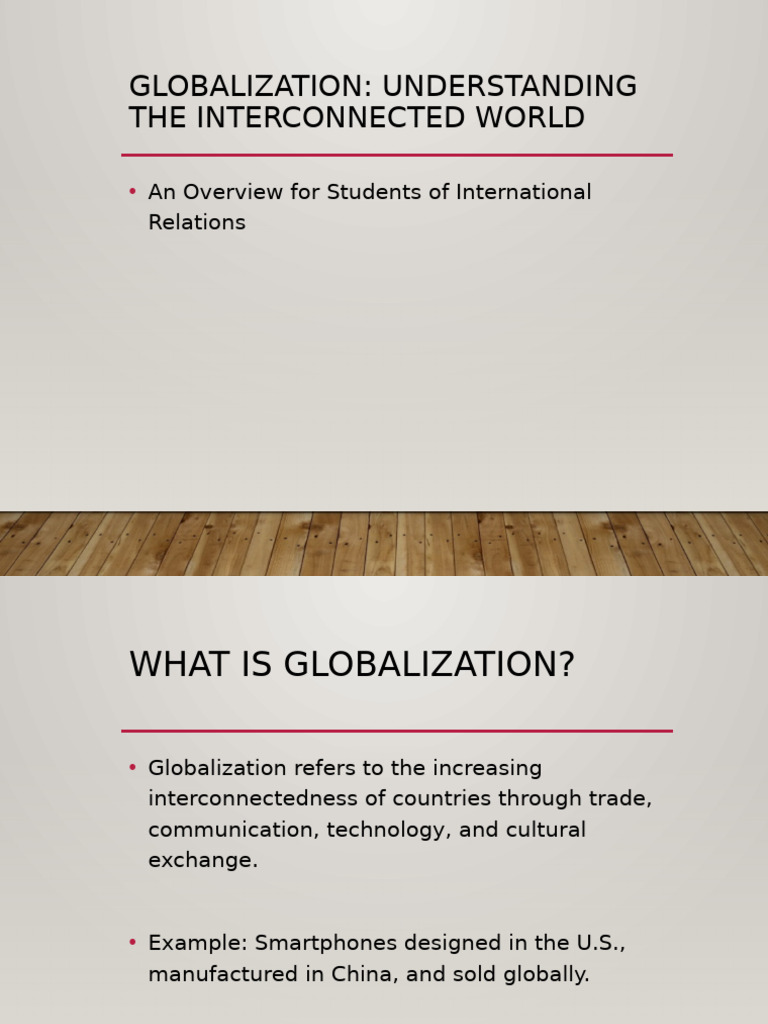 Session 07 (Globalization) | PDF | Globalization | Global Politics
